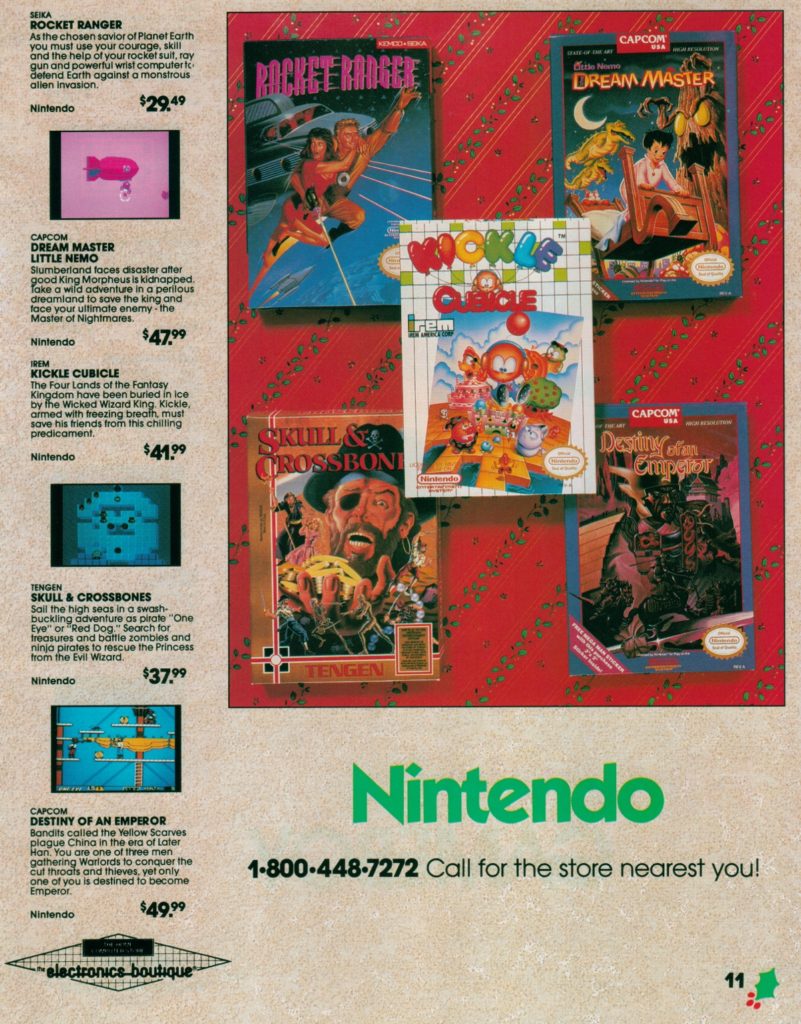1990: The Video Game Catalog and Circular Ad Archive | SpriteCell