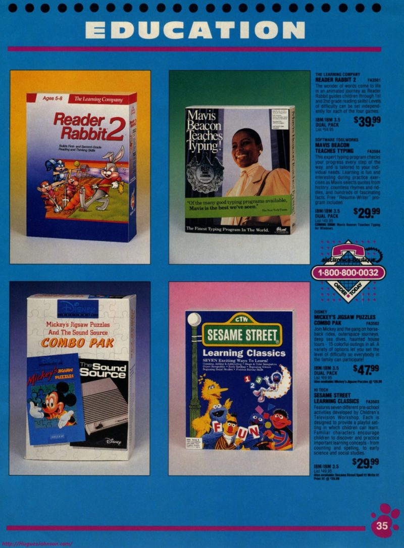 1991: Catalog and Circular Ad Project | SpriteCell