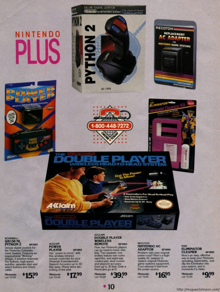 Video game catalog, circular, and newspaper ads from 1991
