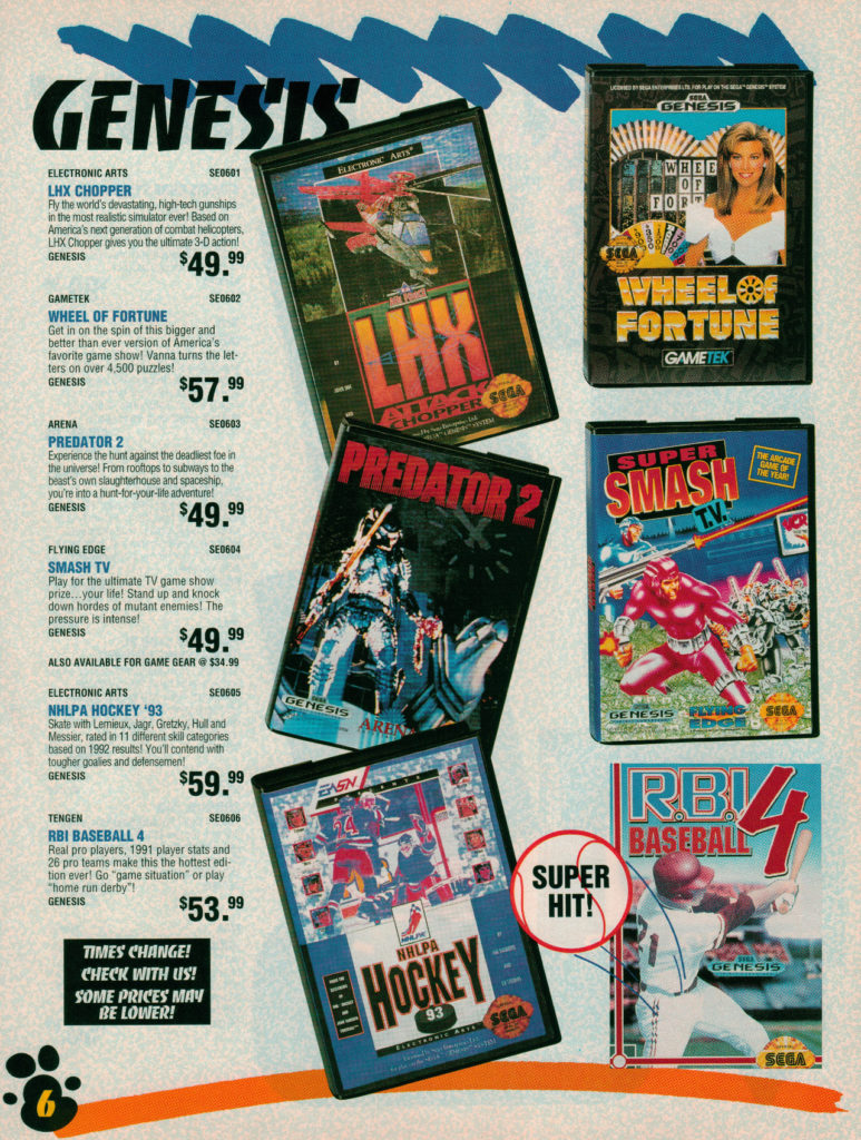 1992: Catalog and Circular Ad Project | SpriteCell