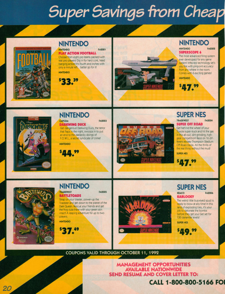 1992: Catalog and Circular Ad Project | SpriteCell