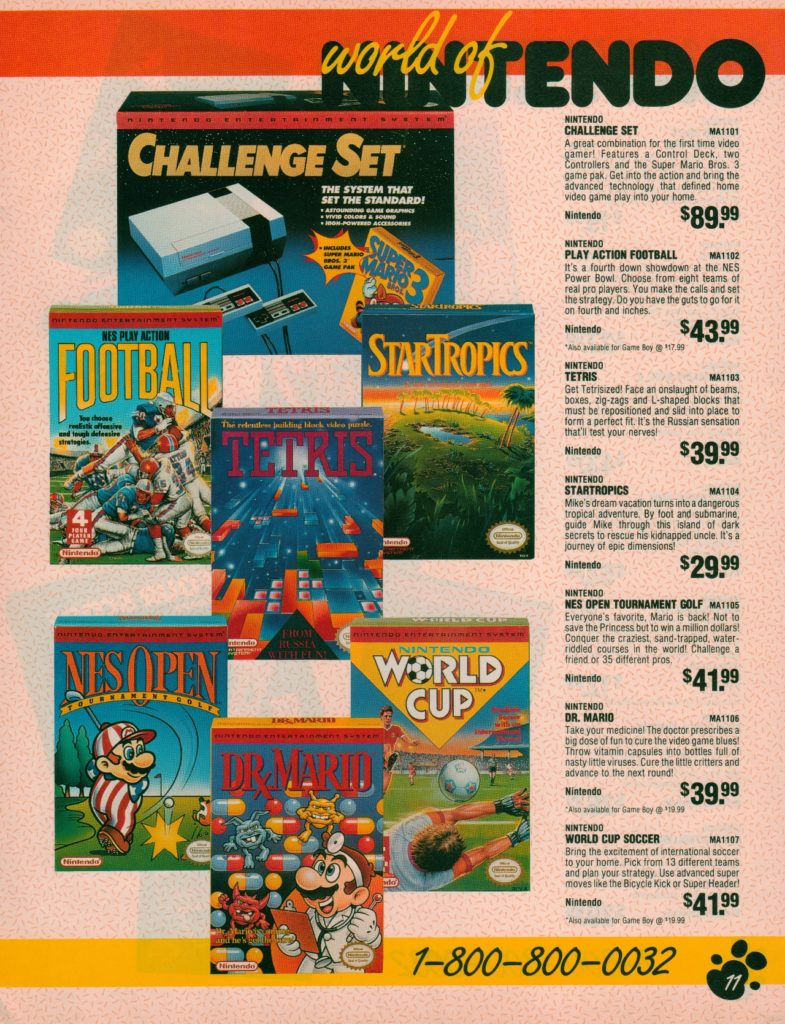 1992: The Video Game Catalog and Circular Ad Archive | SpriteCell
