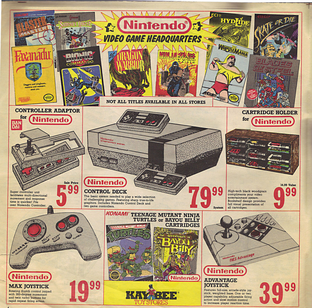 1989: The Video Game Catalog and Circular Ad Archive | SpriteCell