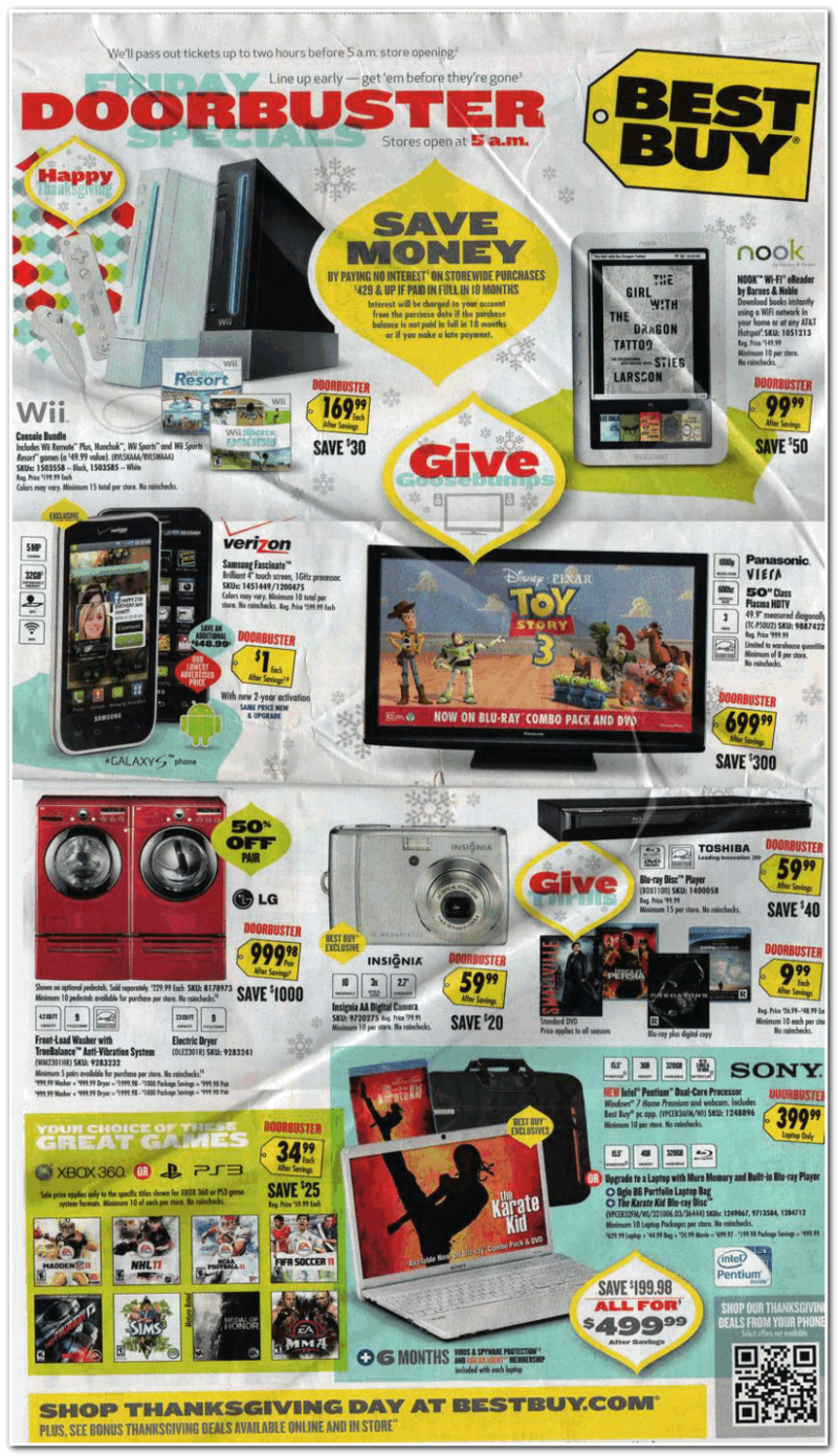 Video game catalog, circular, and newspaper ads from 2010