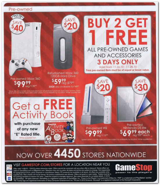 2010: The Video Game Catalog and Circular Ad Archive | SpriteCell