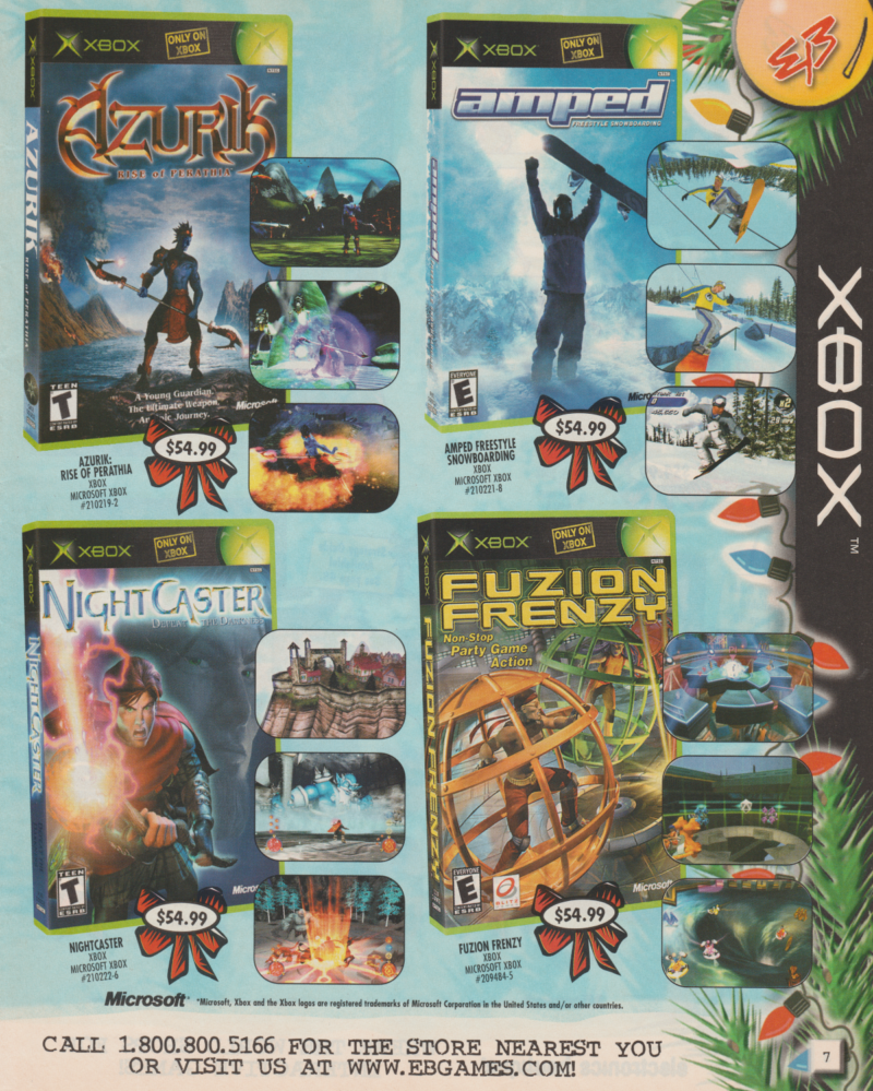 Video game catalog, circular, and newspaper ads from 2001