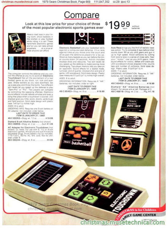 1979: Catalog and Circular Ad Project | SpriteCell