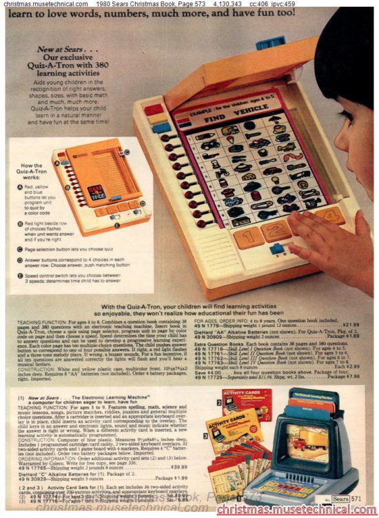 Video game catalog, circular, and newspaper ads from 1980