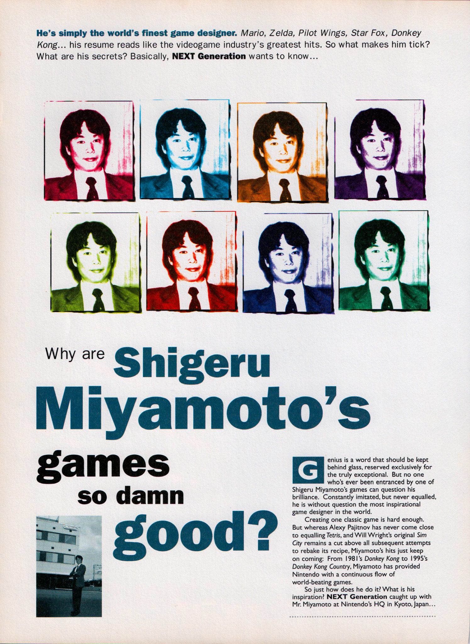 The Shigeru Miyamoto Archive 1995-1999 | SpriteCell
